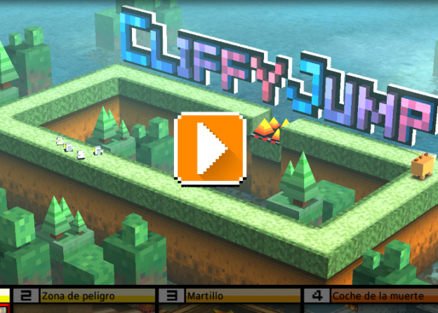 Cliffy Jump, juega saltando con una temática isométrica
