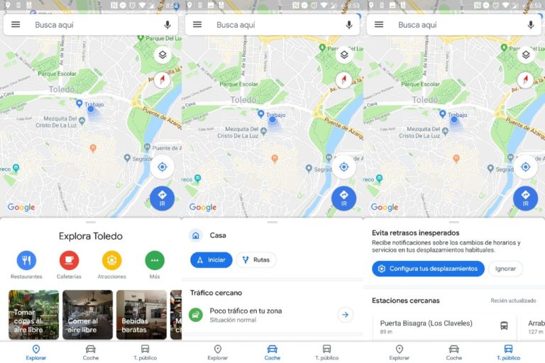 Así es la nueva interfaz de Google Maps ya disponible para todos
