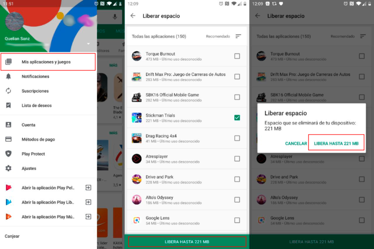 Cómo borrar varias aplicaciones a la vez en Android