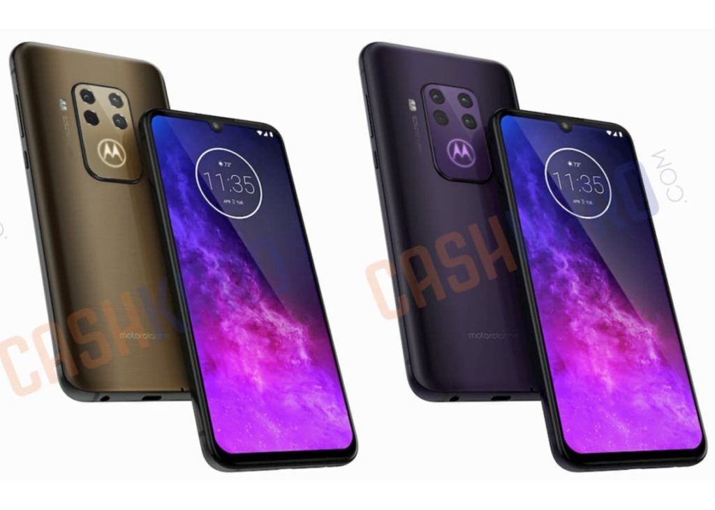 El Motorola One Pro se muestra con cuatro cámaras traseras