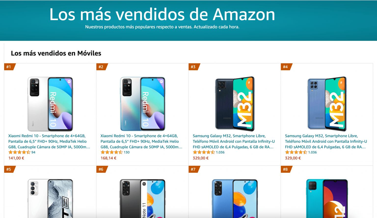 El móvil más vendido de Amazon en oferta a un precio brutal